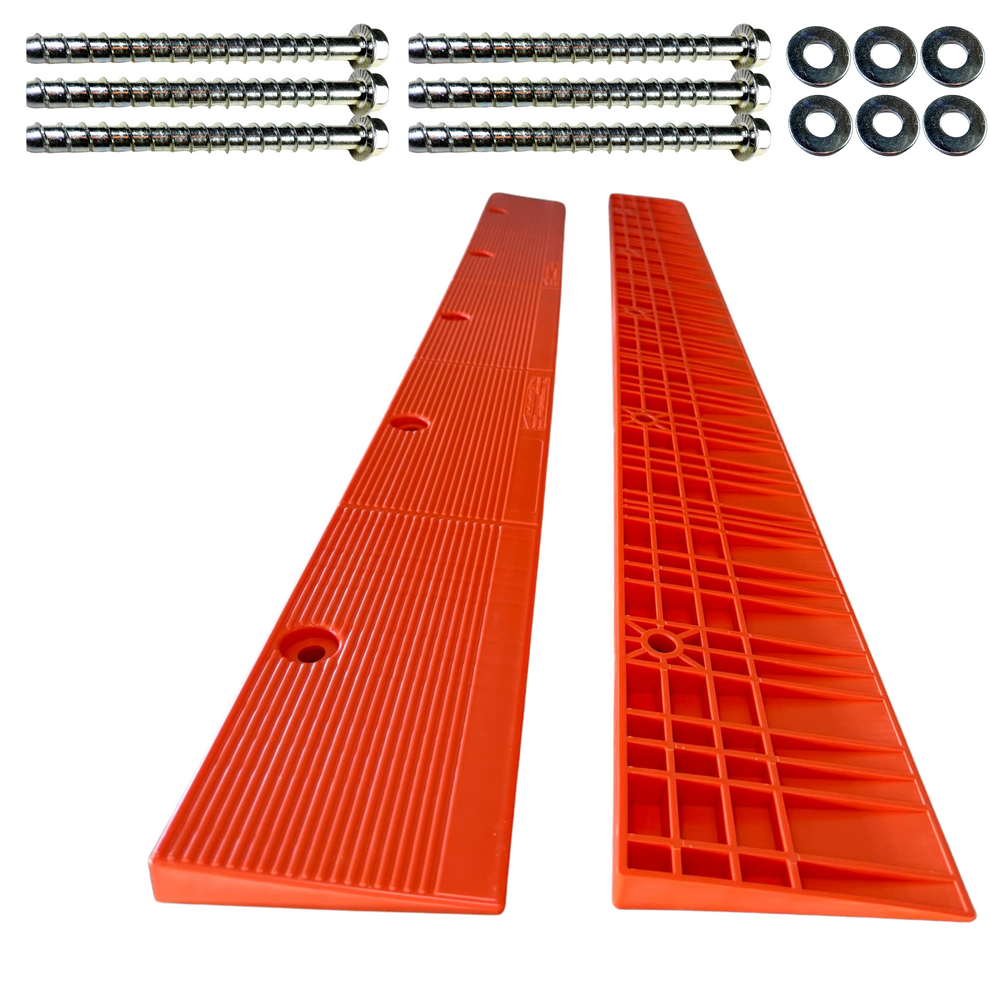 2-Ramp Plate Lock Kit – Anchors, Drill Bit & Socket for Asphalt ...
