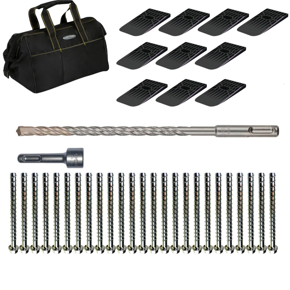 Plate Locks Tool Bag – Anchors, SDS Socket & Drill Bit Kit